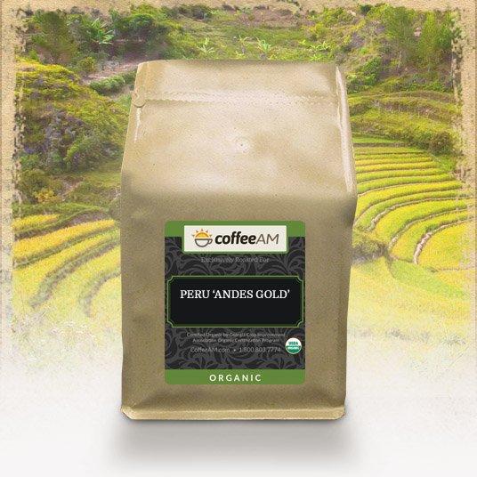 Organic Peru 'Andes Gold' Coffee - Fresh Roasted & Shipped Same Day ...