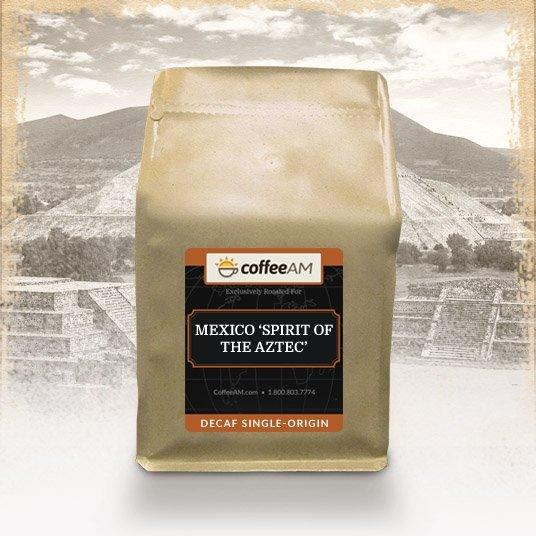 Decaf Mexico 'Spirit of the Aztec' Coffee - Fresh Roasted & Shipped ...