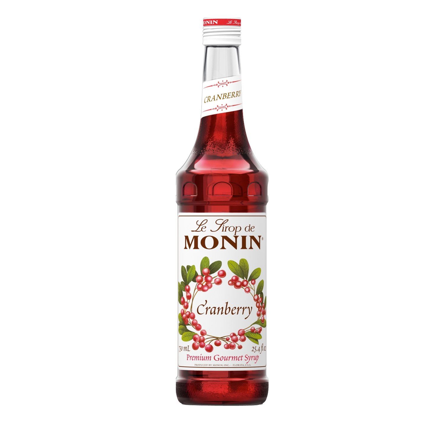 Monin Cranberry Syrup 750ml — CoffeeAM