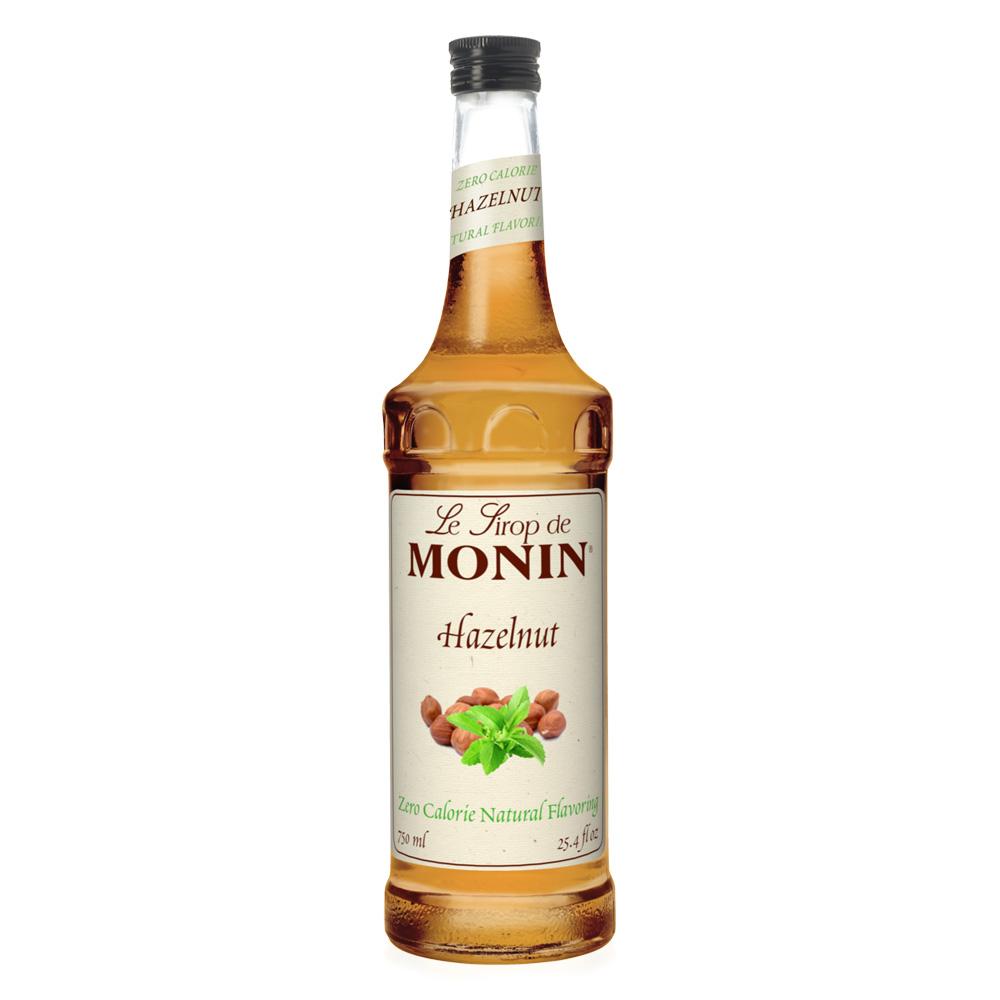 Monin Zero Calorie Natural Hazelnut Syrup 750 ml — CoffeeAM