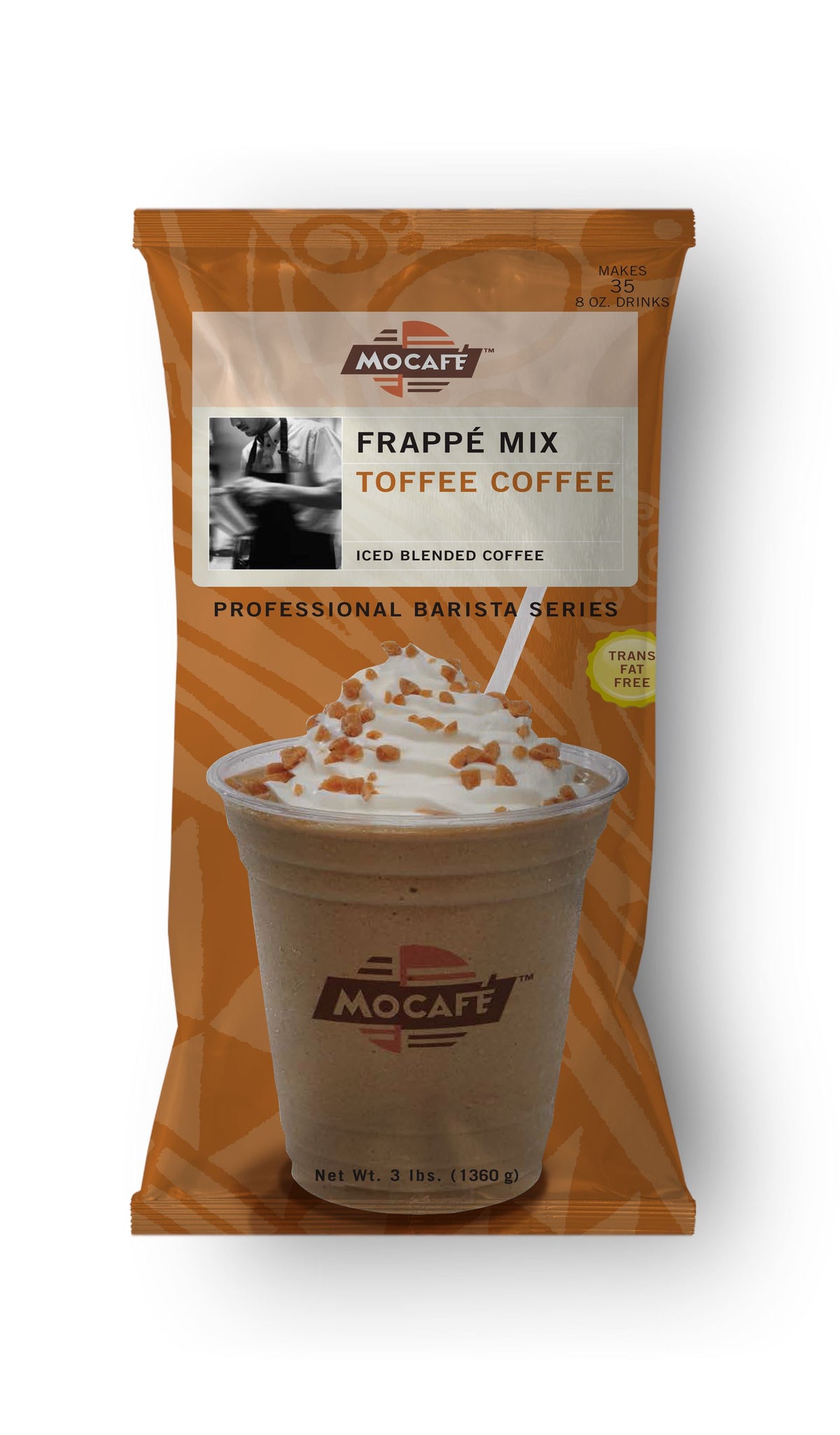 Mocafe Toffee Coffee Frappe Mix, 3 lb Bag — CoffeeAM