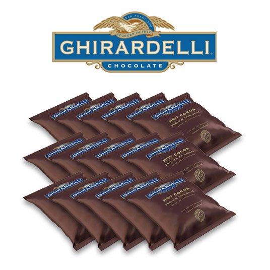 Ghirardelli Double Chocolate Hot Cocoa 1.5oz Pack of 15 — CoffeeAM